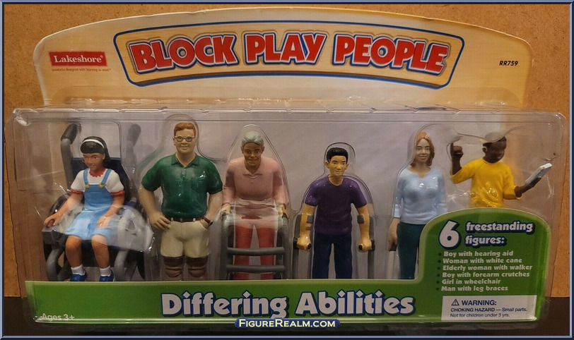 Differing Abilities - Block Play People - Basic Series - Lakeshore ...