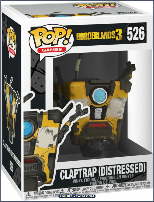 Claptrap (Distressed) - Borderlands - Borderlands 3 Pop! - Funko Action ...