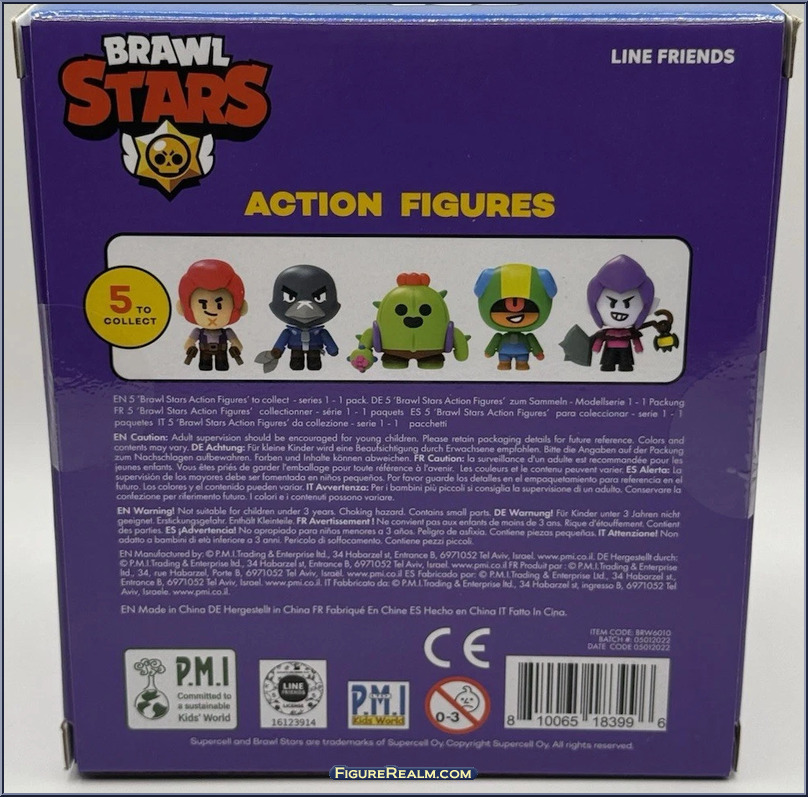 Leon - Brawl Stars - Line Friends - 4" Scale - PMI Trading Action Figure