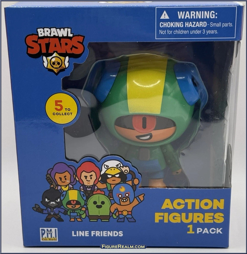 Leon - Brawl Stars - Line Friends - 4" Scale - PMI Trading Action Figure