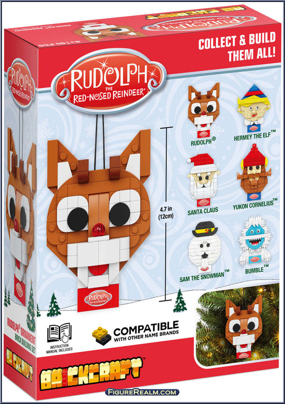 Rudolph Ornament - Brickcraft - Rudolph the Red-Nosed Reindeer ...