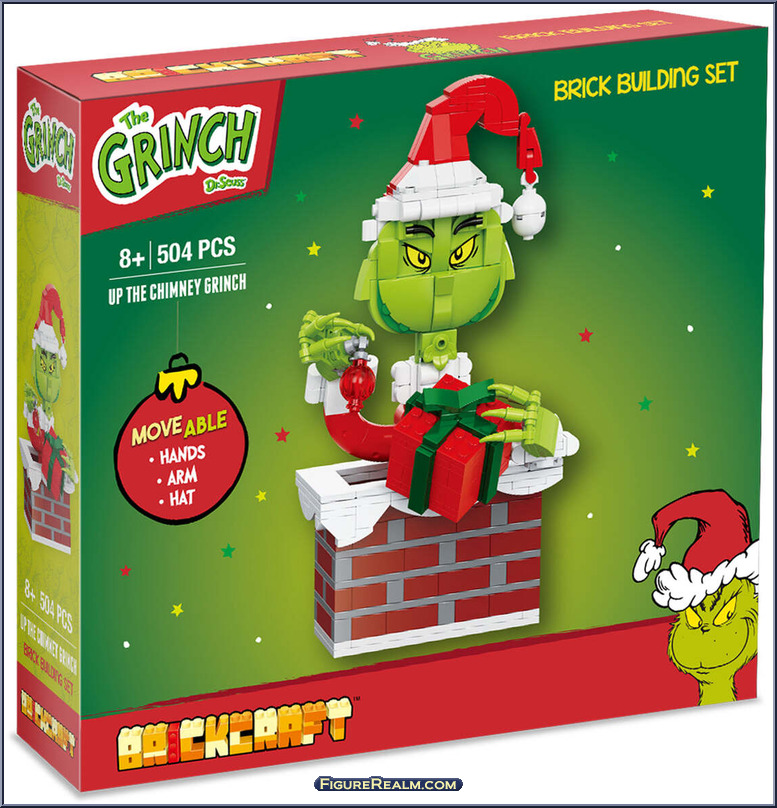 Up the Chimney Grinch - Brickcraft - Dr. Seuss - Brickcraft Action Figure