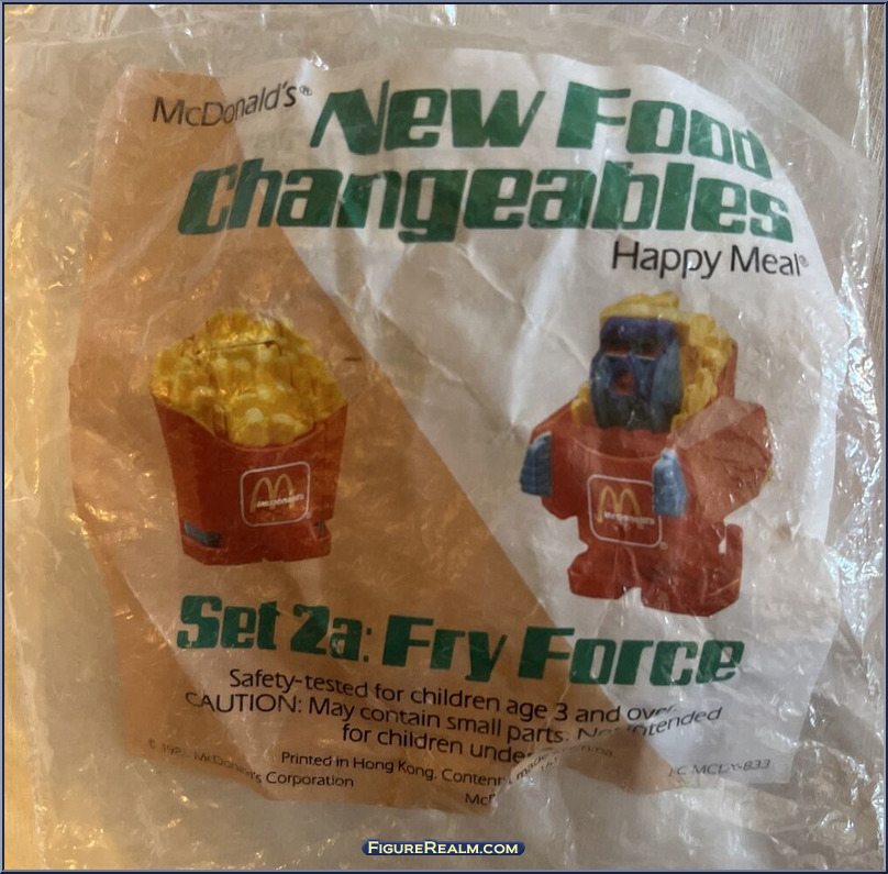 Fry Force (Set 2a) - Changeables - 1988 Series - Square One Action Figure