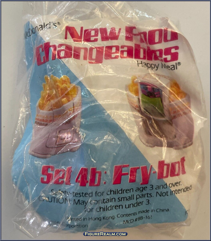 Fry-bot (Set 4b) - Changeables - 1988 Series - Square One Action Figure