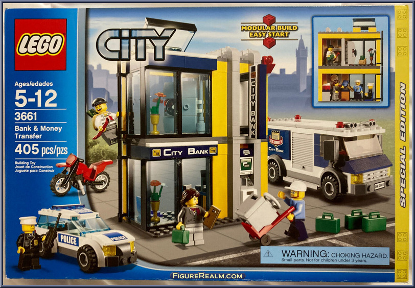 Bank & Money Transfer - City - Box Sets - Lego Action Figure