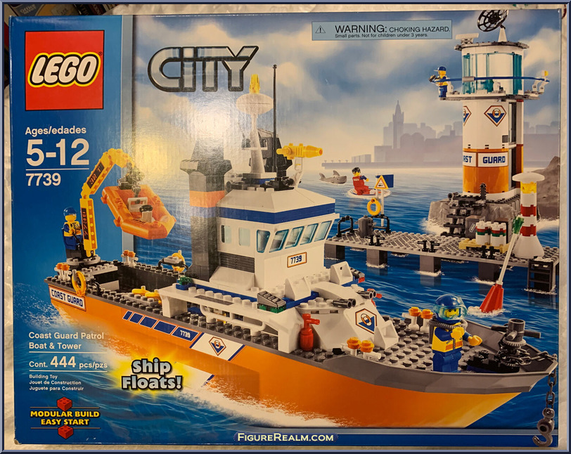 Coast Guard Patrol Boat & Tower - City - Box Sets - Lego Action Figure