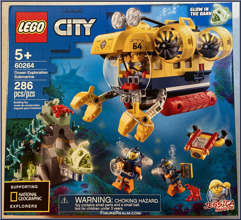 Ocean Exploration Submarine - City - Box Sets - Lego Action Figure