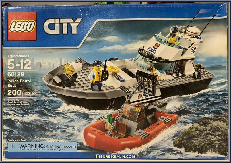 Police Patrol Boat - City - Box Sets - Lego Action Figure