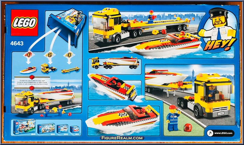Power Boat Transporter - City - Box Sets - Lego Action Figure