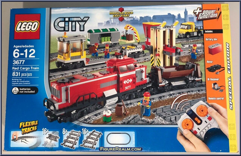 Red Cargo Train - City - Box Sets - Lego Action Figure