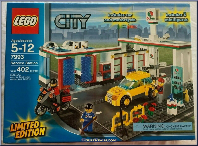 Service Station - City - Box Sets - Lego Action Figure