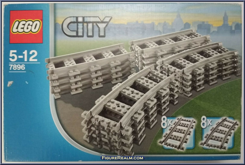 Straight & Curved Rails - City - Box Sets - Lego Action Figure