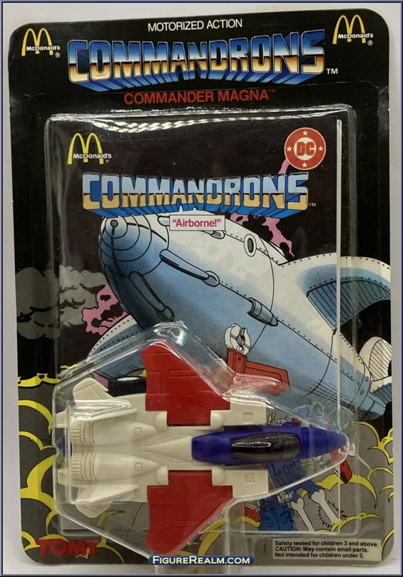 Commander Magna - Commandrons - McDonald's - Tomy Action Figure