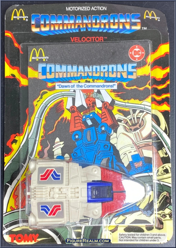 Velocitor - Commandrons - McDonald's - Tomy Action Figure