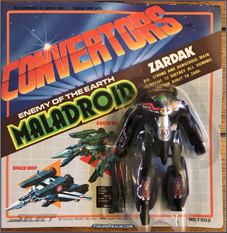 Zardak (Black) - Convertors - Maladroids - Select Action Figure