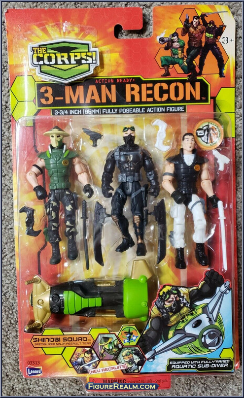3-Man Recon (Shinobi Squad) - Corps! - Basic Series - Lanard Toys ...