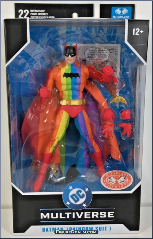 Batman (Rainbow Suit) (Red Platinum) - DC Multiverse - Basic Series - McFarlane Toys Action Figure