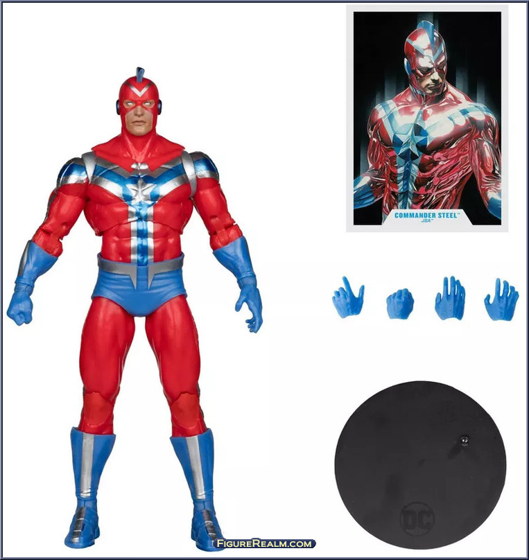 Commander Steel (Gold Label) - DC Multiverse - Basic Series - McFarlane ...