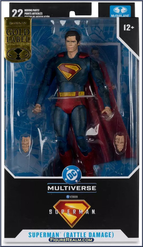 Superman (Battle Damage) (Gold Label) - DC Multiverse - Superman Movie ...