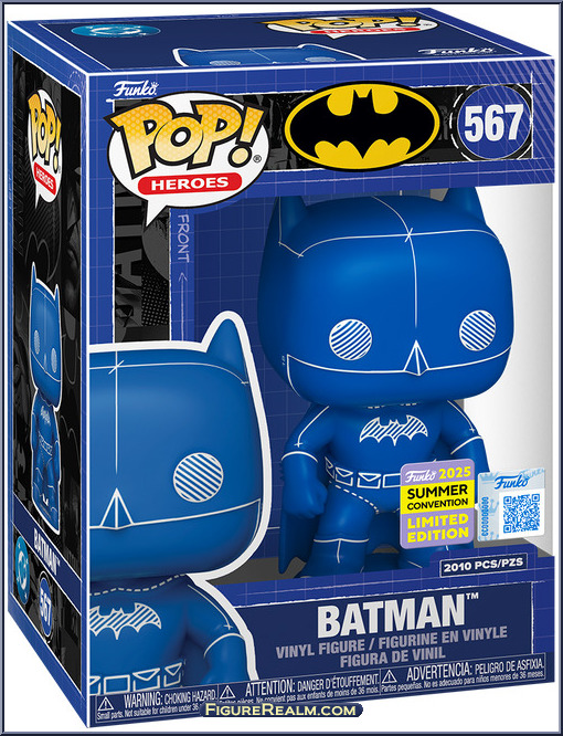 Batman (Blueprint Deco) - DC Super Heroes - Pop! Vinyl Figures - Funko ...