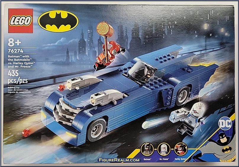 Batman with the Batmobile vs. Harley Quinn and Mr. Freeze - DC Super ...