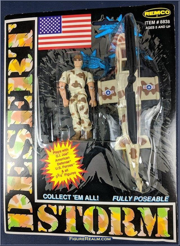 Captain Combat #2 - Desert Storm - Basic Series - Remco Action Figure