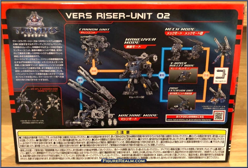 Vers Riser-Unit 02 - Diaclone - Basic Series - Takara Action Figure