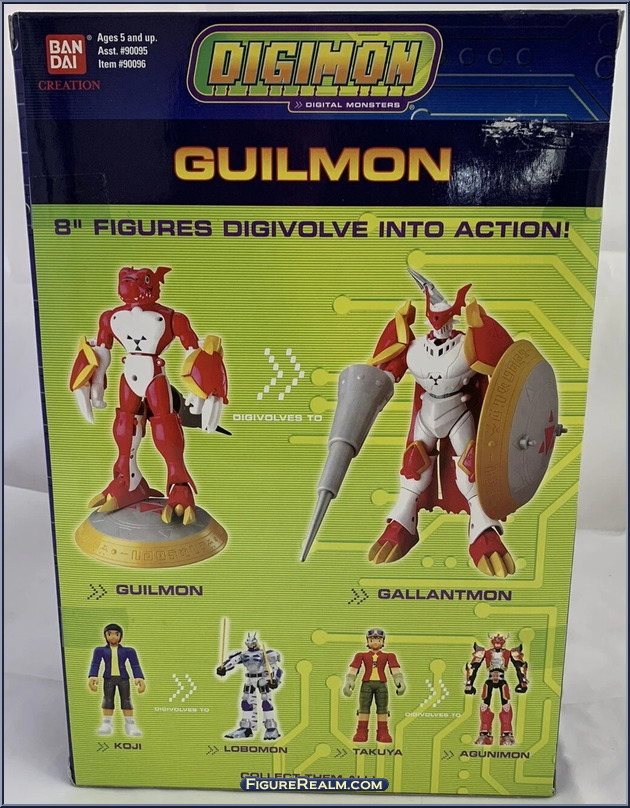 Guilmon (Digivolves to Gallantmon) - Digimon - 8" Scale - Bandai Action ...