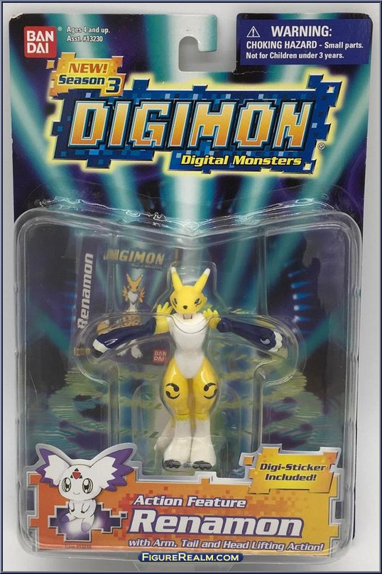 Renamon - Digimon - Action Feature - Bandai Action Figure