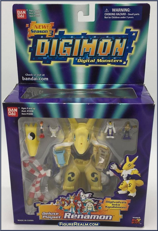 Renamon - Digimon - Deluxe Playsets - Bandai Action Figure