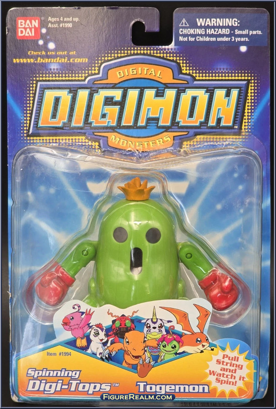 Togemon - Digimon - Spinning Digi-Tops - Bandai Action Figure