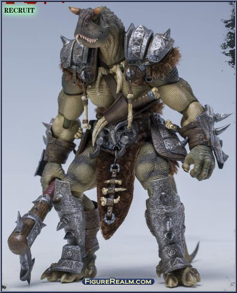 Carnotaurus Warrior Recruit (Green) - Dinosaur Battlefield - Carnivores ...