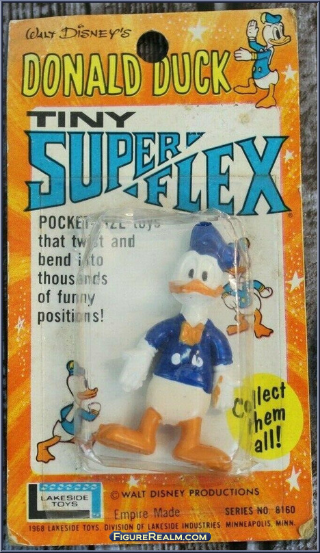 Donald Duck - Disney - Tiny Super-Flex - Lakeside Toys Action Figure