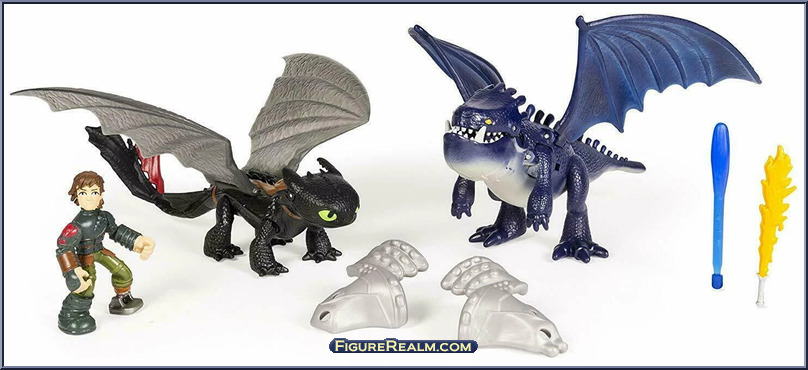 Toothless & Hiccup vs Armored Dragon (Blue) - Dragons - Action Dragons ...