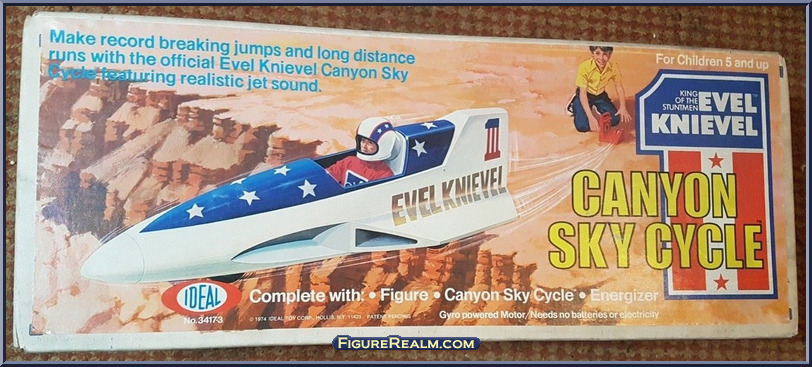 Canyon Sky Cycle - Evel Knievel - Vehicles - Ideal Action Figure
