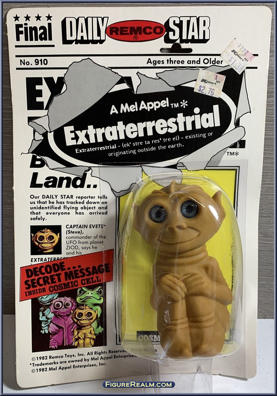 Yellow Alien - Extraterrestrial - Basic Series - Remco Action Figure