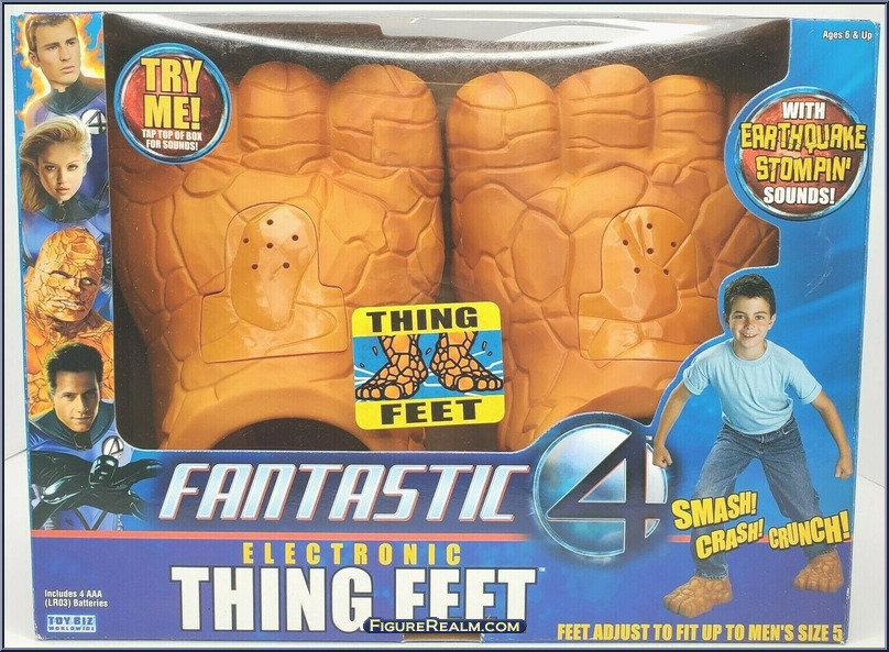 Thing Feet - Fantastic Four - Movie - Role Playing - Toy Biz Action Figure