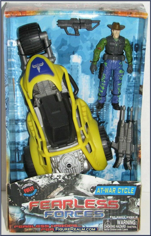 At-War Cycle with Trapdoor - Fearless Forces - Sets - Unimax Action Figure