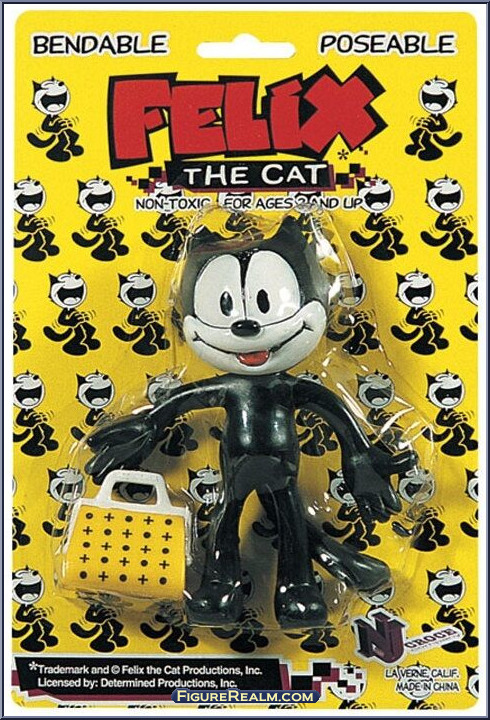 Felix the Cat - Felix the Cat - Bendables - NJ Croce Action Figure