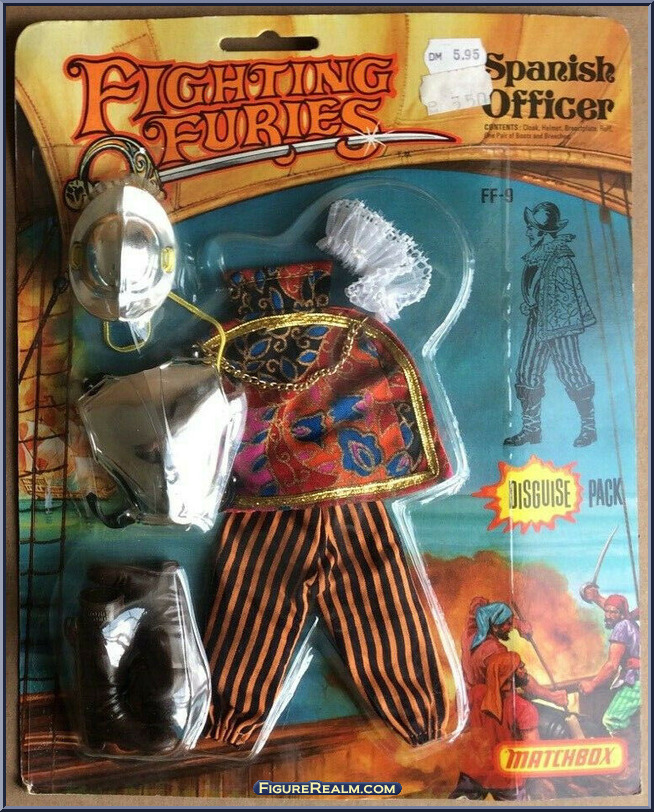 Spanish Officer - Fighting Furies - Action Packs - Matchbox Action Figure Spanish Officer - Fighting Furies - Action Packs - Matchbox Action Figure