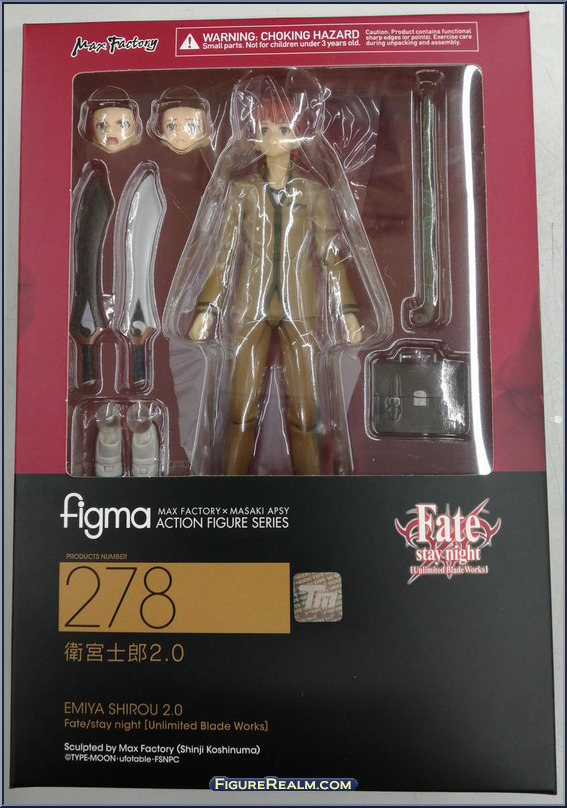 Emiya Shirou 2.0 - Figma - Fate / Stay Night - Max Factory Action Figure