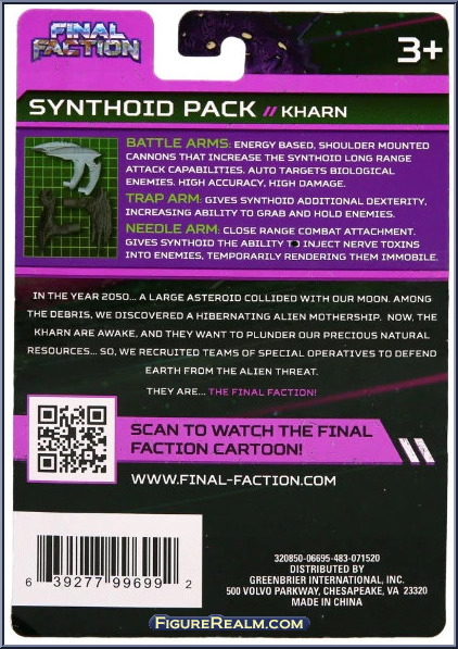 Synthoid (Weapons Pack) - Final Faction - Kharn - Accessories ...