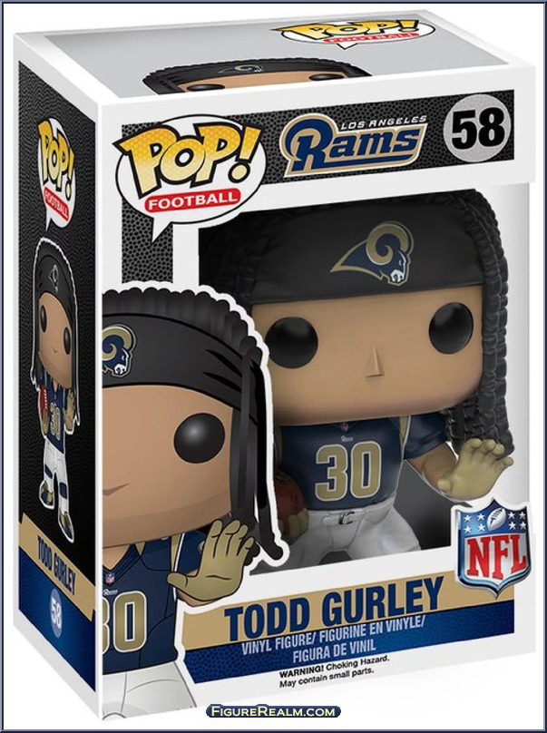 Todd Gurley (Blue Jersey) (Rams) - Football - Pop! Vinyl Figures ...