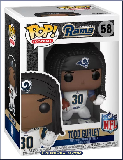 Todd Gurley (White Jersey) (Rams) - Football - Pop! Vinyl Figures ...