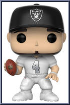 Derek Carr (Gray Jersey) (Raiders) - Football - Pop! Vinyl Figures ...