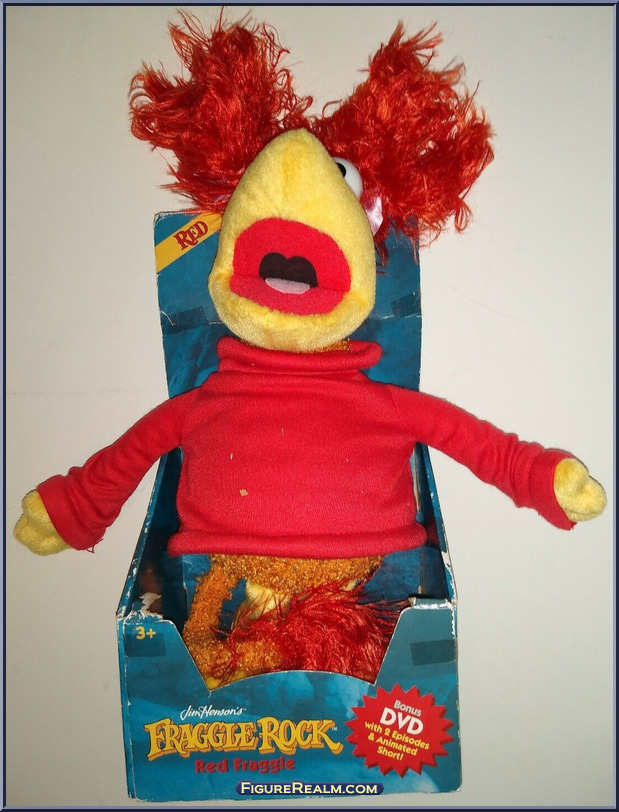 Red - Fraggle Rock - Plush - Sababa Toys Action Figure