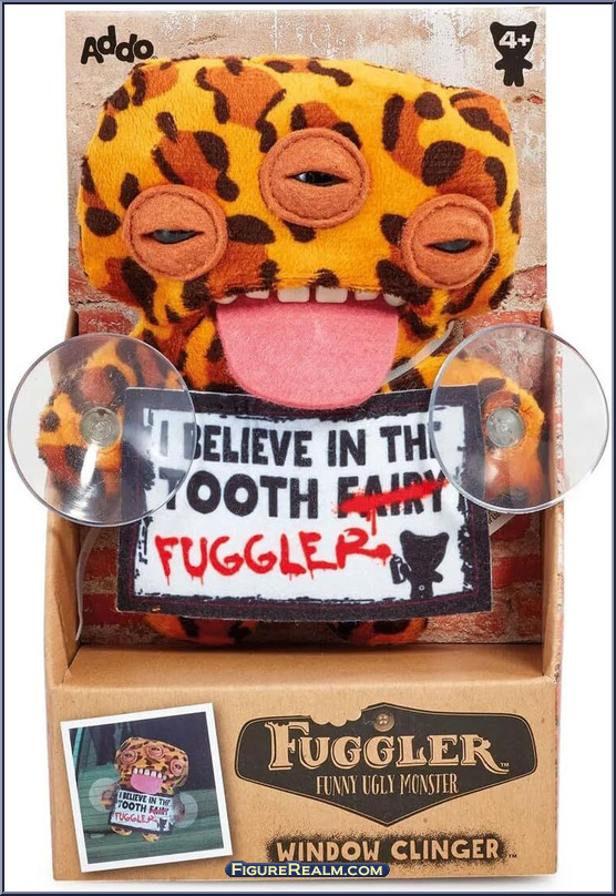 Annoyed Alien (Leopard Fleece) - Fuggler - Window Clinger - Spinmaster ...