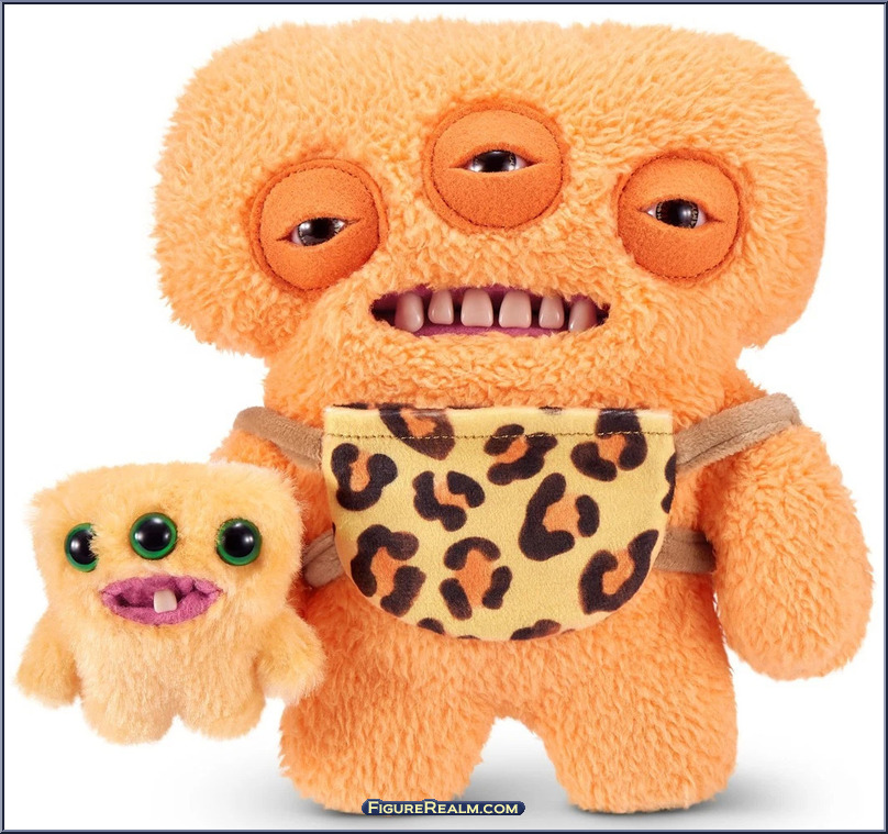 Annoyed Alien (Orange Fuzzy & Pale Orange Fuzzy) - Fuggler - Mini ...