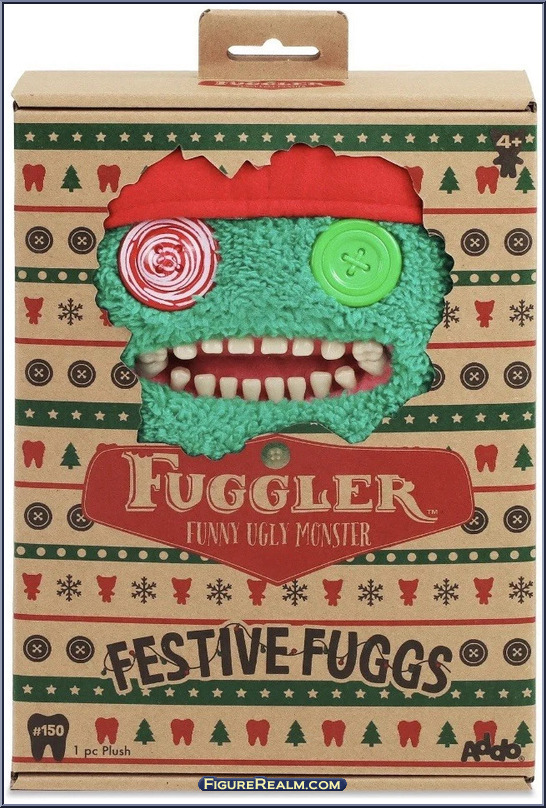 Elf (Green Fuzzy) - Fuggler - Festive Fuggs - Spinmaster Action Figure