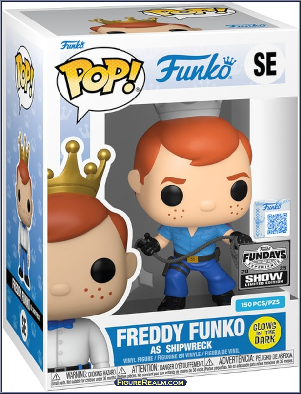 Freddy Funko as Shipwreck (Glows In The Dark) - Funko - Pop! Vinyl ...